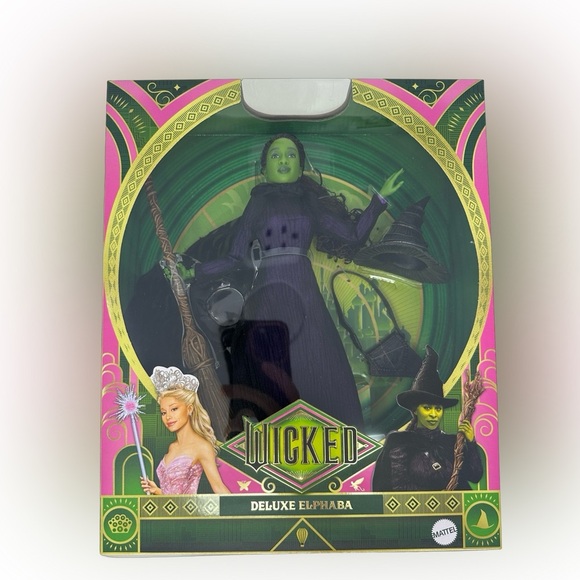 Mattel | Accessories | Wicked The Movie Mattel Deluxe Elphaba Doll ...